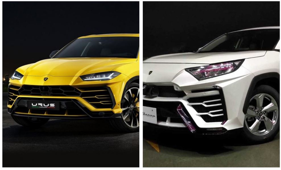 Por mil dólares podés transformar tu RAV4 en un Lamborghini Urus